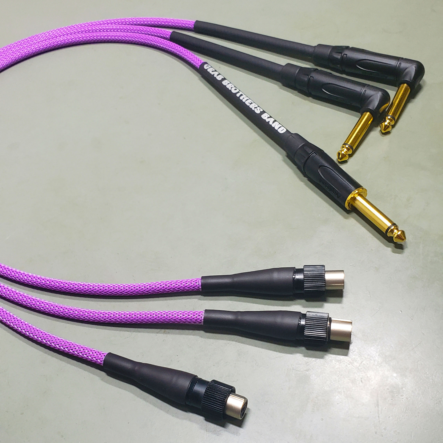 Customized Canare Guitar Cables - Blue Collar Cables